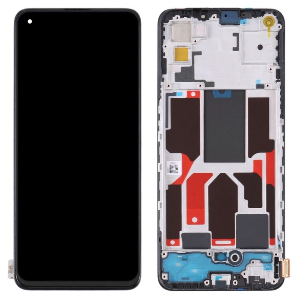[ORI] [With Frame] OPPO Reno5 5G (CPH2145) - AMOLED LCD Display Touch Digitizer Screen Assembly ...